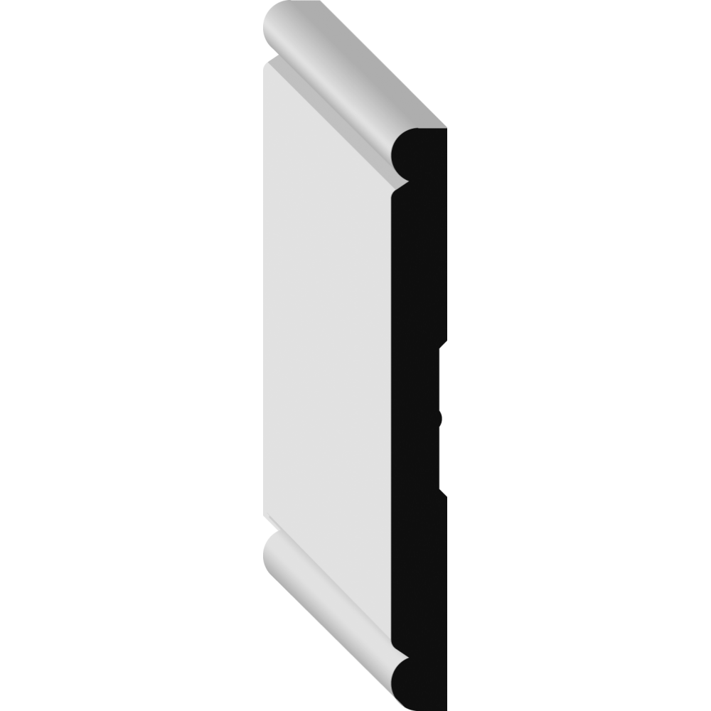 7/16" x 4-1/4" Primed Fingerjoint Pine Panel Strips/Mullion Casing ...