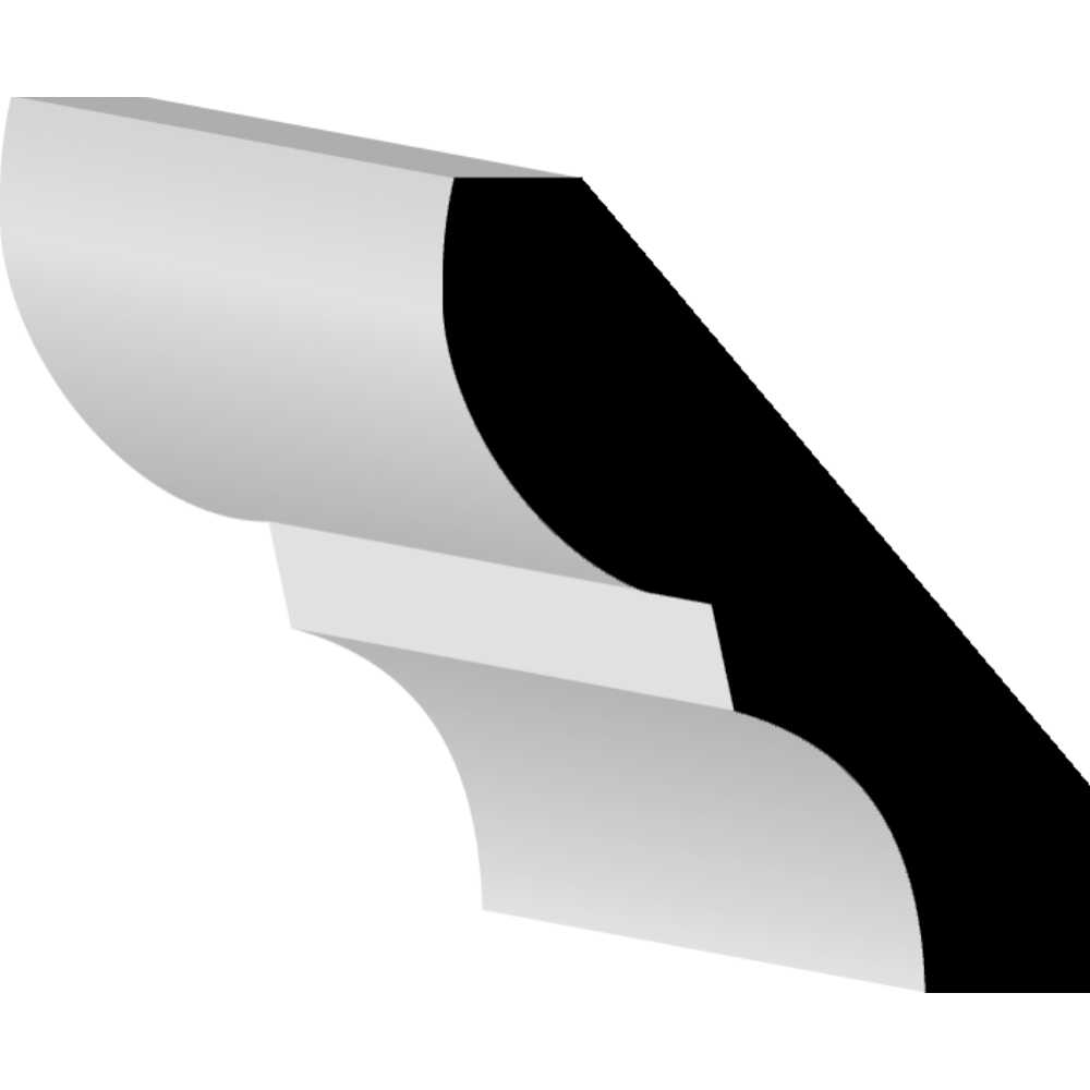 9/16" x 2-1/4" Natural Pine Bed Mould - 1462322