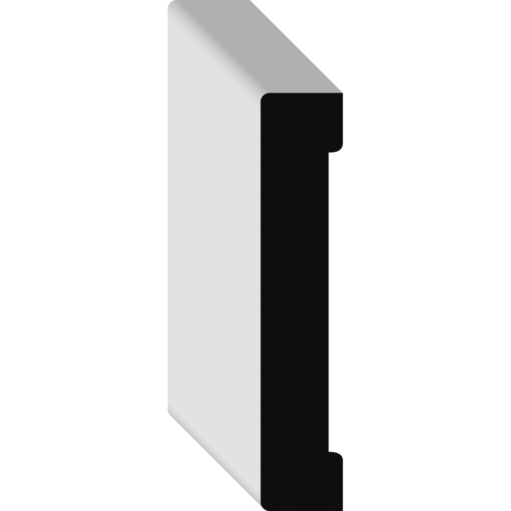 11/16" x 3-1/2" x 17' Primed MDF Casing - 1545342