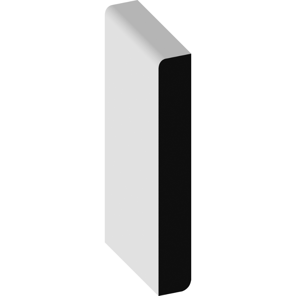 1/2" x 3-1/4" Natural Knotty Alder Baseboard - 1010058