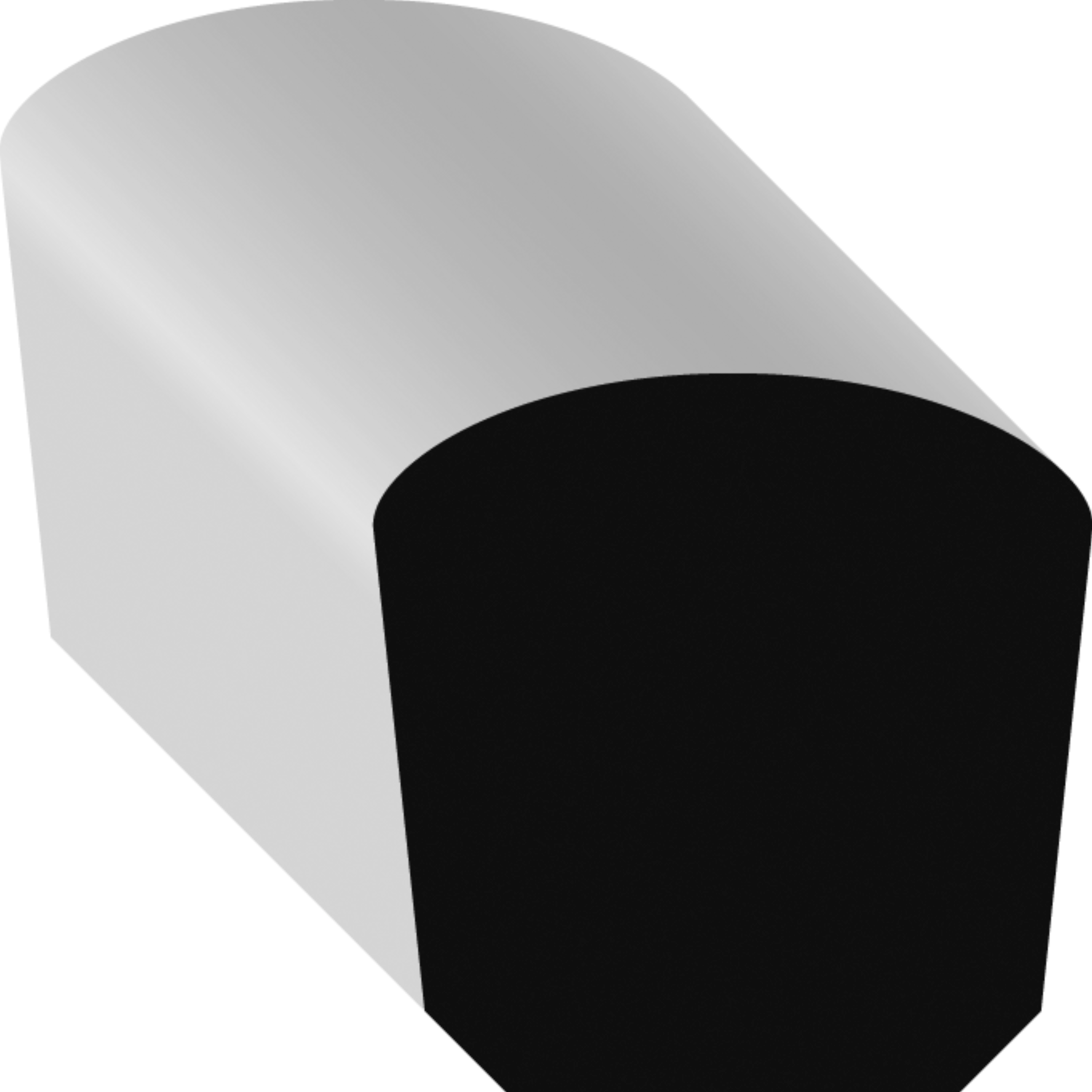 1-1/2" x 1-1/2" Natural Hemlock Hand Rail - 1328209