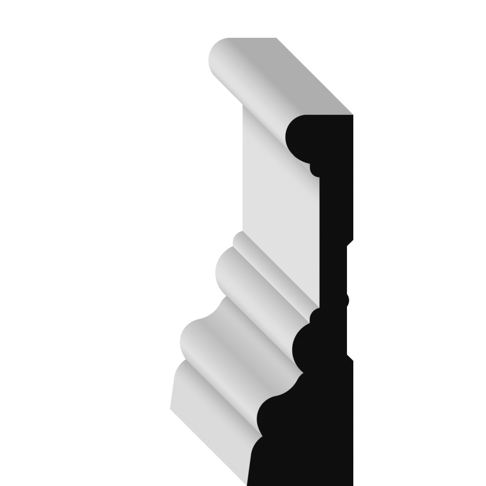 1" x 3-1/2" x 16' Primed MDF Casing - 1382899