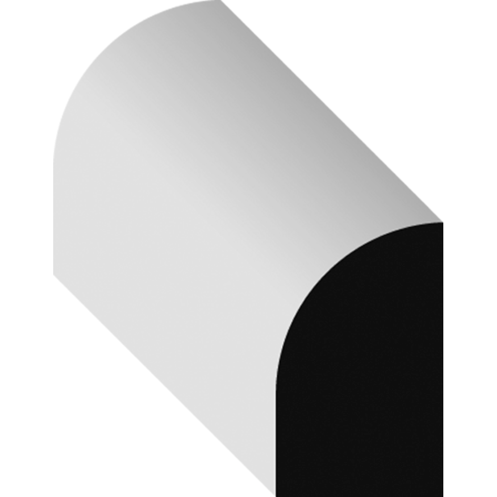 11/16" x 1-1/8" x 16' Primed Fingerjoint Pine Base Shoe - 1484256