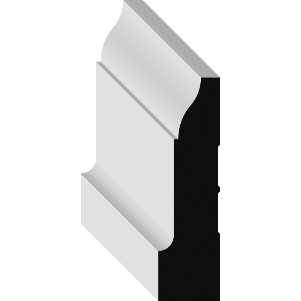 5/8" x 2-1/4" x 170" Primed Fingerjoint Pine Casing - 1567151