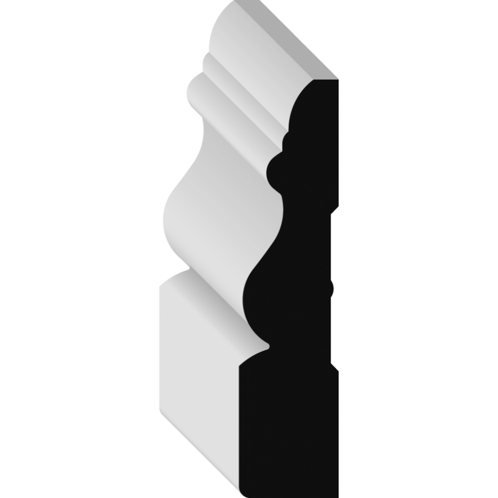 11/16" x 2-7/8" x 17' Primed MDF Casing - 1599151