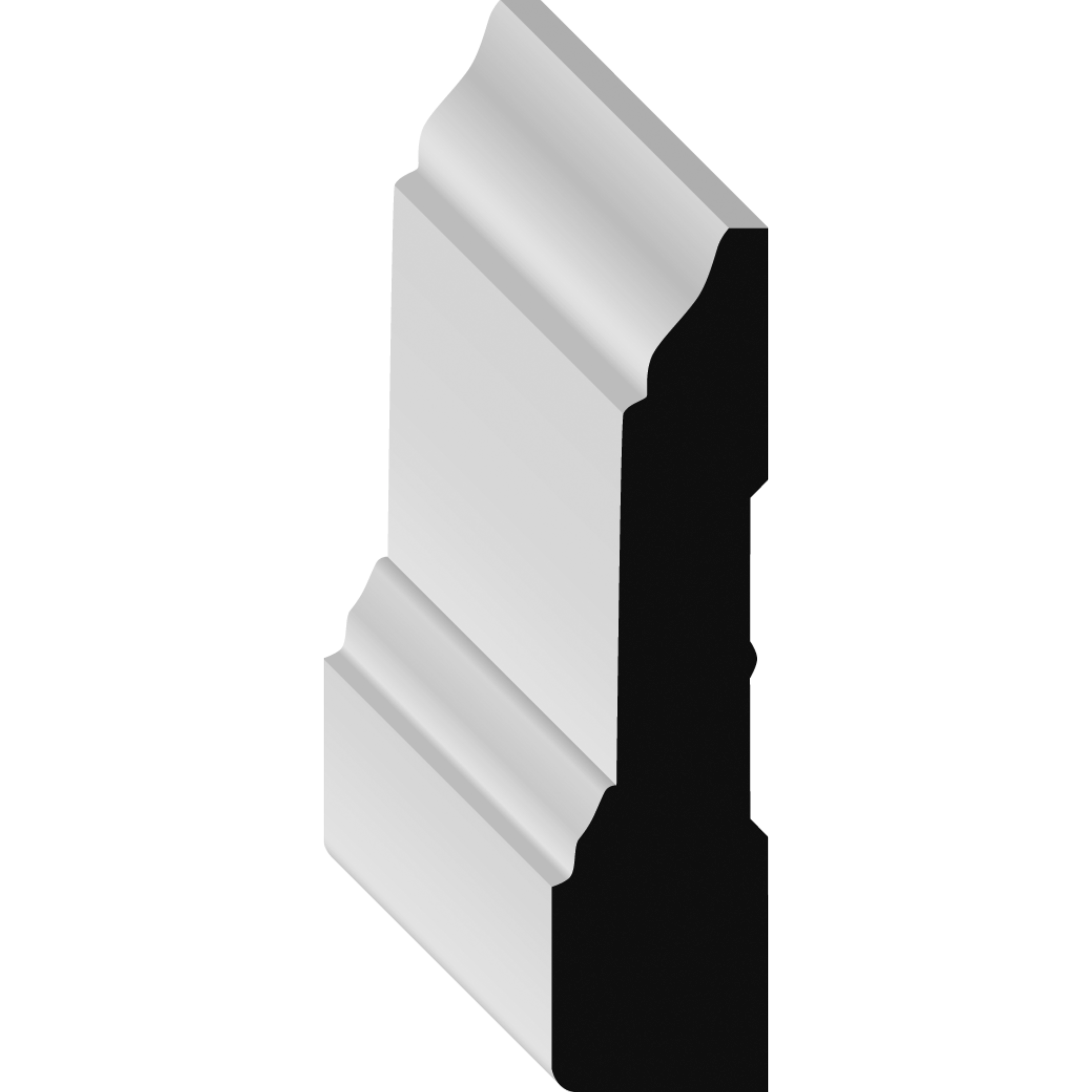 11/16" x 2-3/4" x 15' Primed Ultralite MDF Casing - 1626099