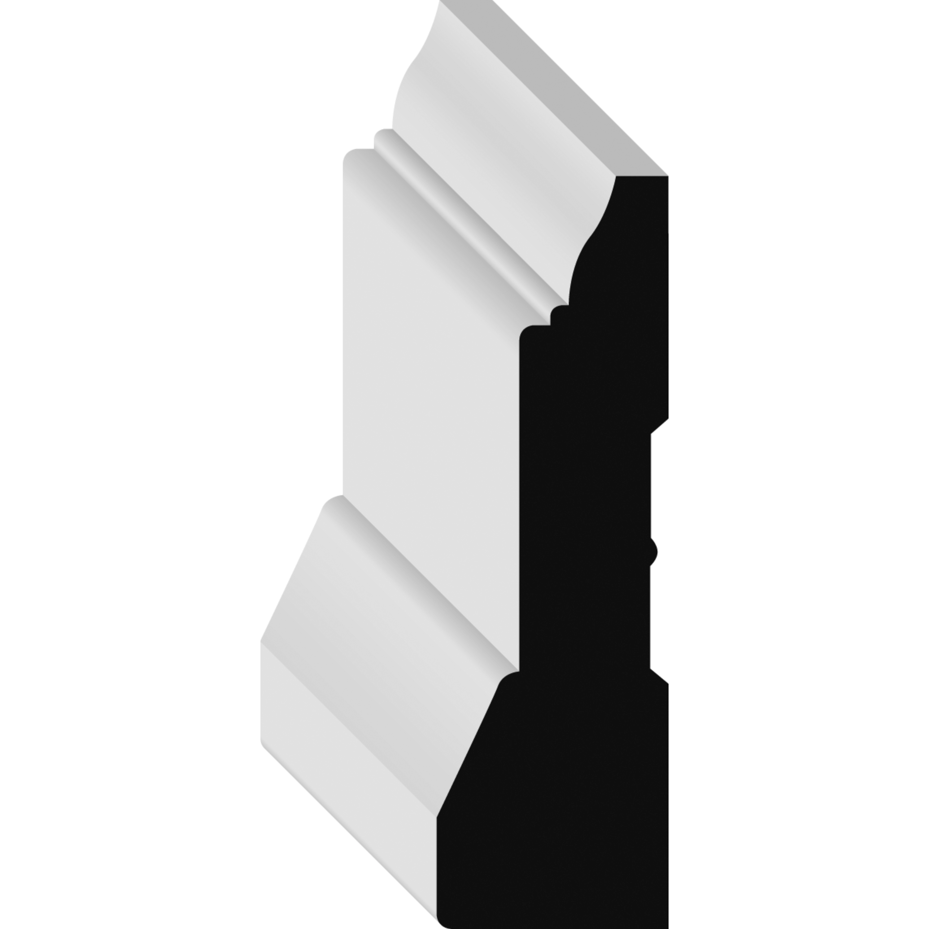 1" x 3-5/16" x 16' Primed MDF Casing - 1626122