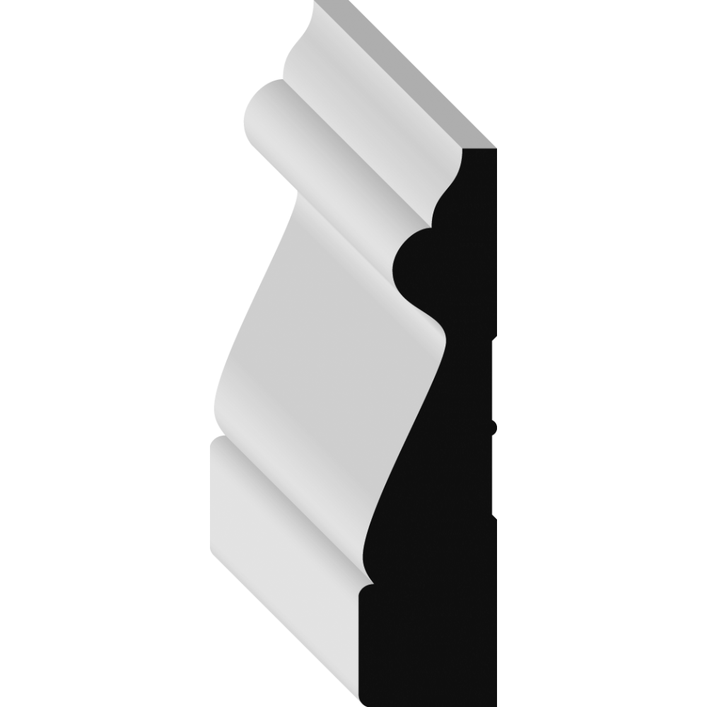 11/16" x 2-3/4" x 15' Primed Fingerjoint Pine Casing - 1626466