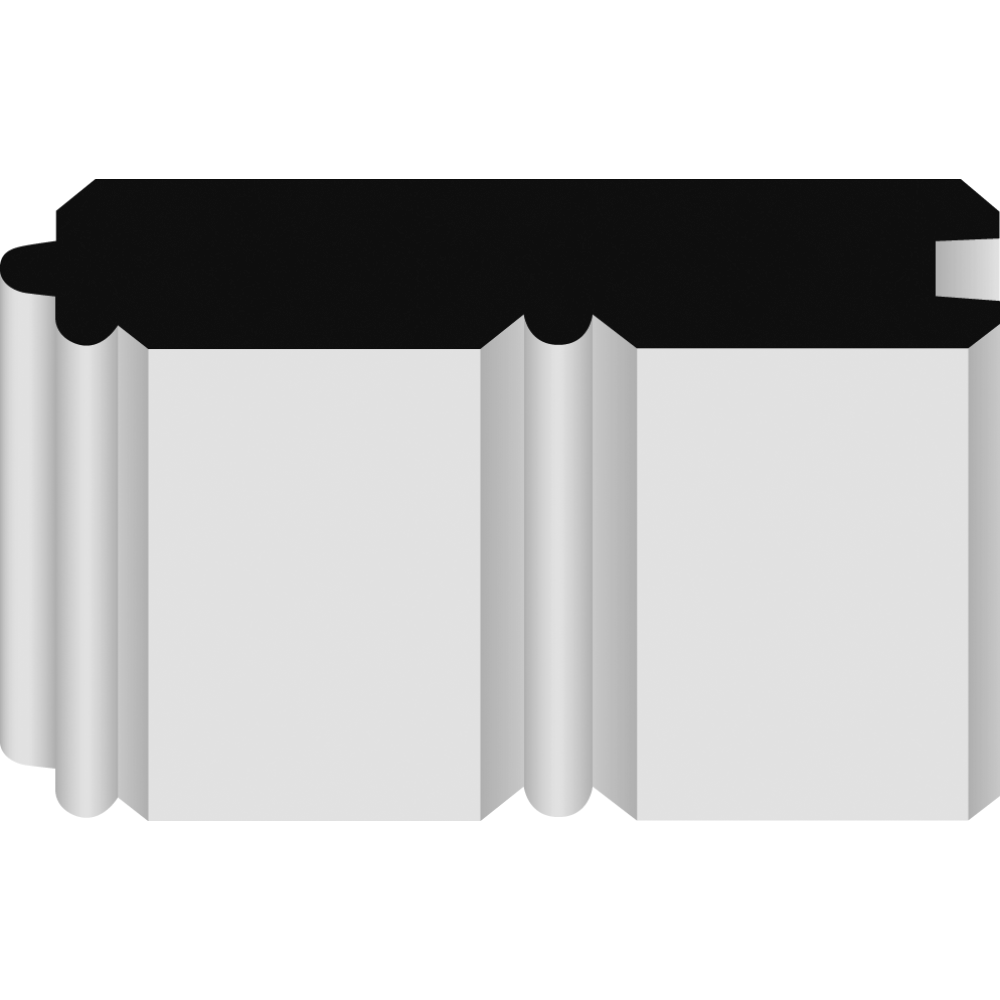 9 16 X 3 5 16 X 16 Primed Fingerjoint Pine Wainscot 1556526