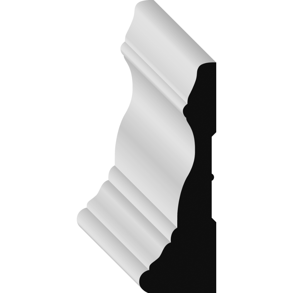 1" x 3" x 90" Primed MDF Casing - 1002482