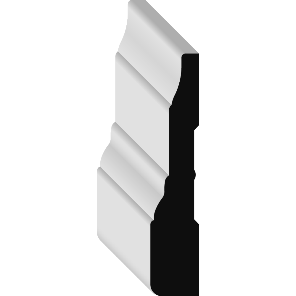 9/16" x 2-13/16" x 14' Primed MDF Casing - 1509841